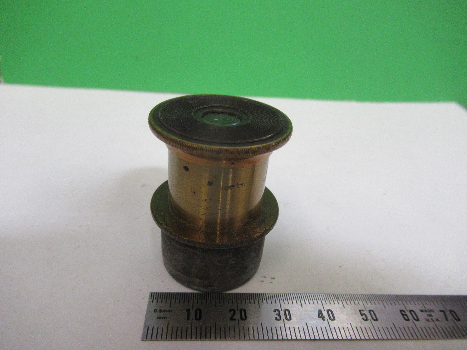 ANTIQUE BRASS BAUSCH LOMB EYEPIECE OCULAR MICROSCOPE PART AS PICTURED ...