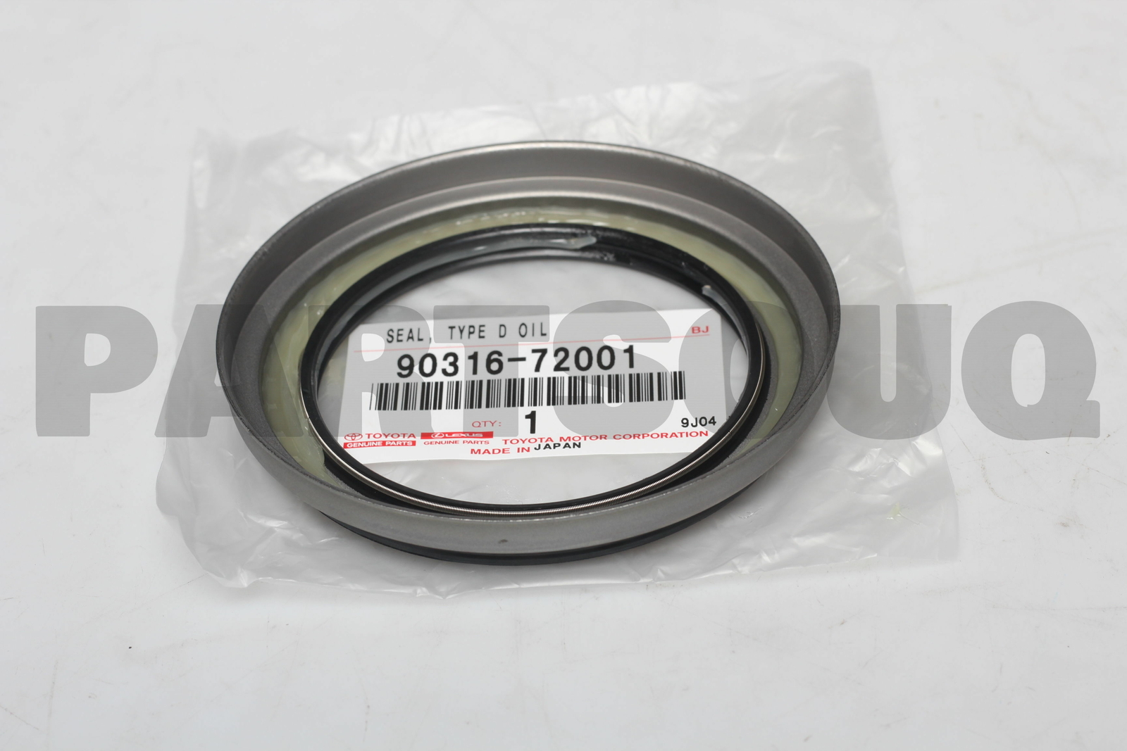 9031672001 Genuine Toyota SEAL, OIL (FOR FRONT AXLE HUB INNER), RH/LH ...