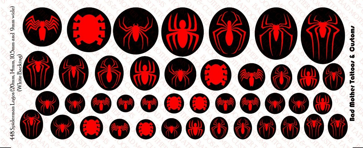 Cool Spiderman Logos Spider Man Captain America Stock Vector Images