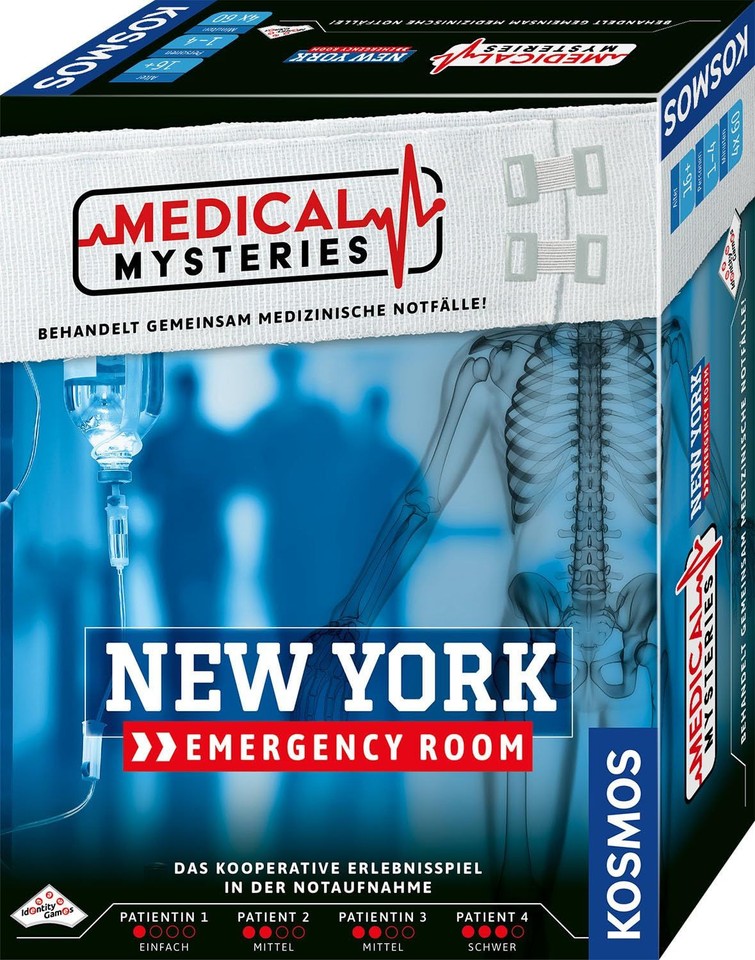 Medical Mysteries - New York, kooperatives Rollenspiel mit medizinischem Setting | eBay.de