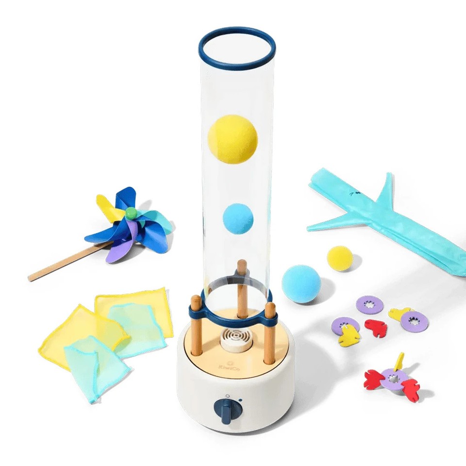 Wind Play Lab Kids Wind Tunnel Sensory Science Toy Fan Spin Fly STEM ...