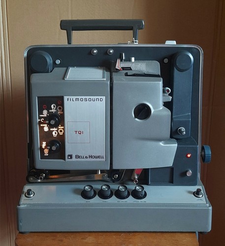 Bell & Howell Filmosound TQ1 655QE 16mm Cine Projector WORKING NEW WORM ...
