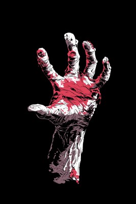Zombie Hand Shirt Vinyl Car Decal Sticker – Waterproof & UV-Resistant 8 ...