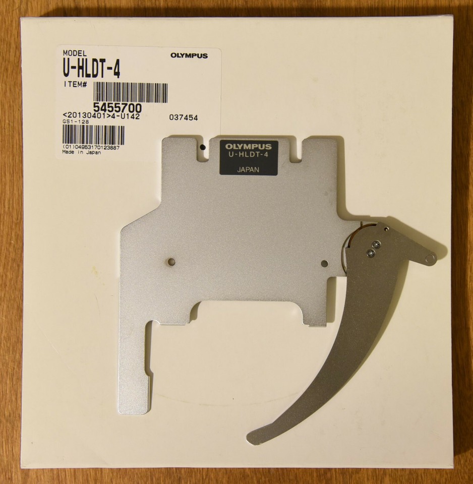 Olympus Microscope Stage Slide Holder Model U-HLDT-4 Item 5455700 New ...
