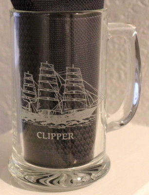 Long John Silvers Nautical Glass Mug Clipper EXCELLENT CONDITION | eBay