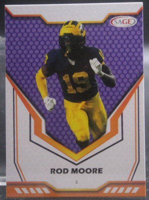 Rod Moore (Michigan Wolverines/RC) - 2023 SAGE Purple #63 | eBay