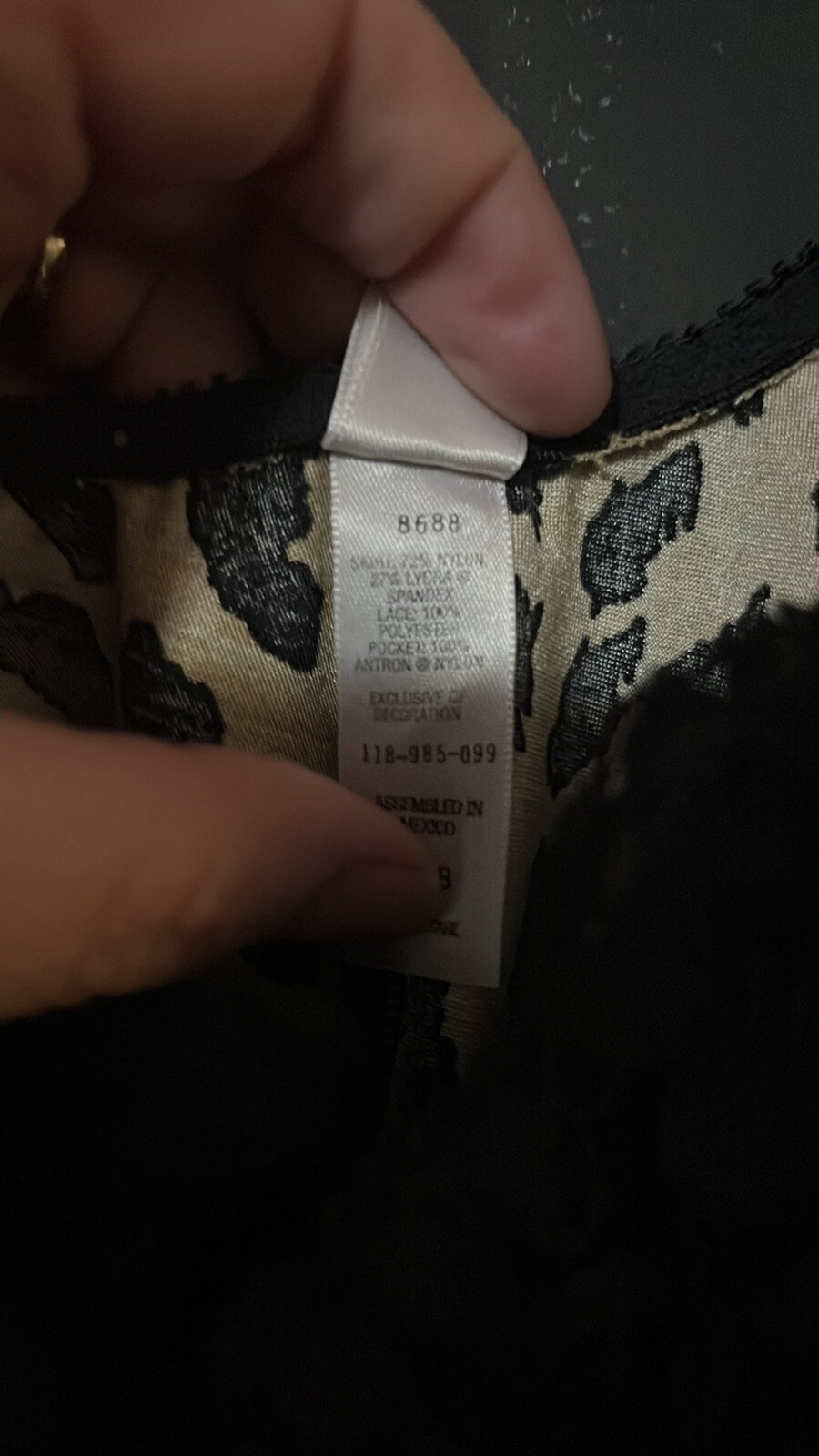 Vintage leopard print Victoria secret Lingerie Size 3… - Gem