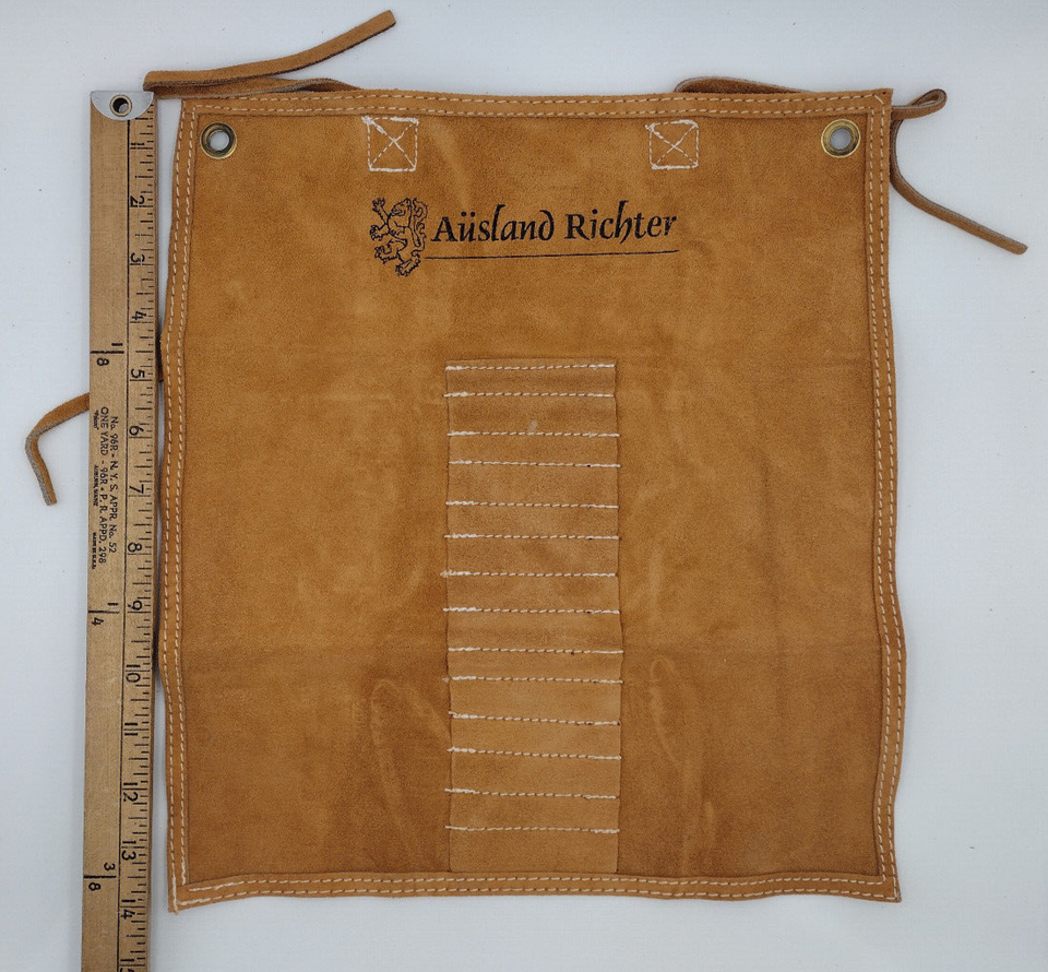 Leather Roll Up Pouch For Drill Bits or Screw Drivers. Ausland Richter ...