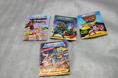 Vintage 80's Masters of the Universe He-man Mini comic book lot 4 | eBay