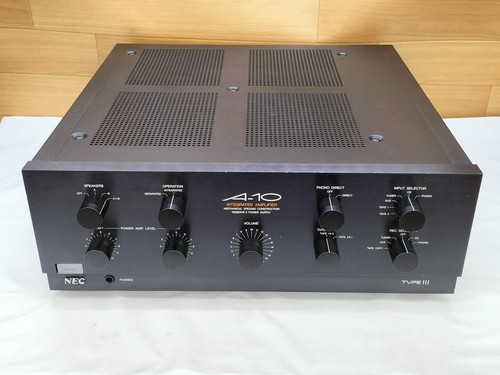NEC A-10 TYPE3 Integrated Amplifier AC100V Working Properly #26756 | eBay