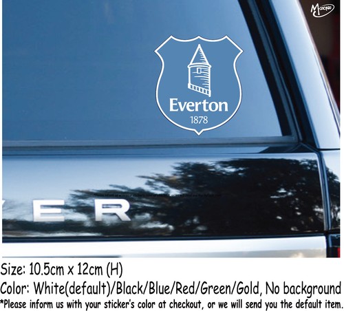 Everton FC Car Stickers England Football Club Stickers Decals Best ...