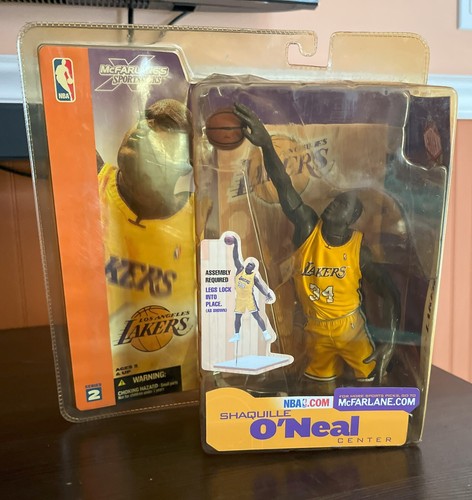 McFarlane Series 2 NBA LA Lakers SHAQUILLE O'NEAL Action Figure Purple ...
