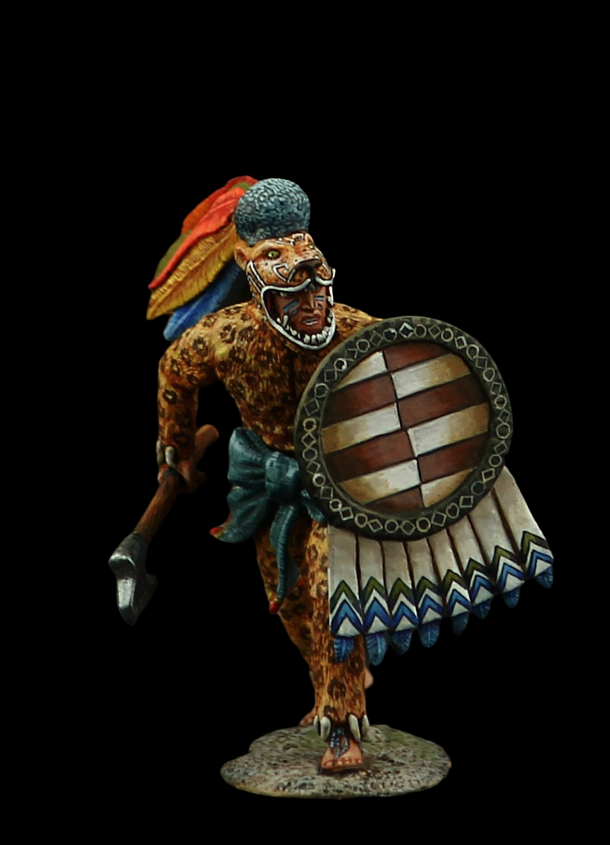 Aztekischer Jaguar Krieger Der Aztekische Jaguar Krieger