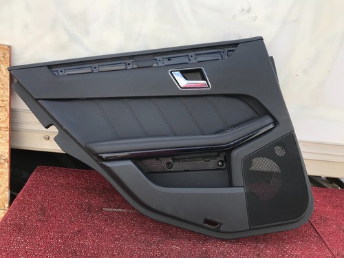 MERCEDES W212 E63 E550 E350 REAR LEFT DRIVER AMG LEATHER DOOR PANEL ...