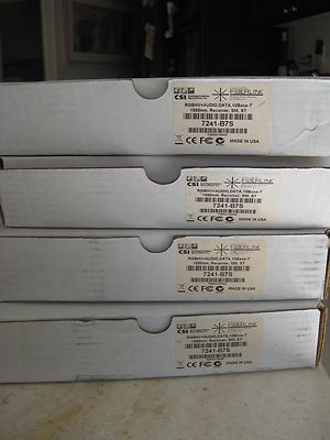 CSI Fiberlink 7241-B7S RGBHV+ Audio data 10BASE T receiver SM,ST 1550nm ...