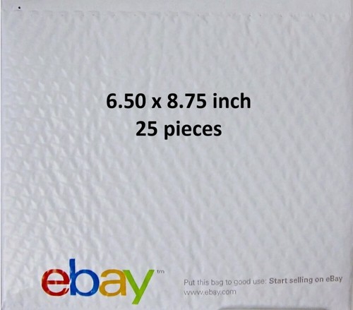 25x eBay Branded Logo Mailer Padded Airjacket Bubble Envelope 6.5 x 8. ...