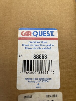 CARQUEST 88663 Inner Air Filter | eBay
