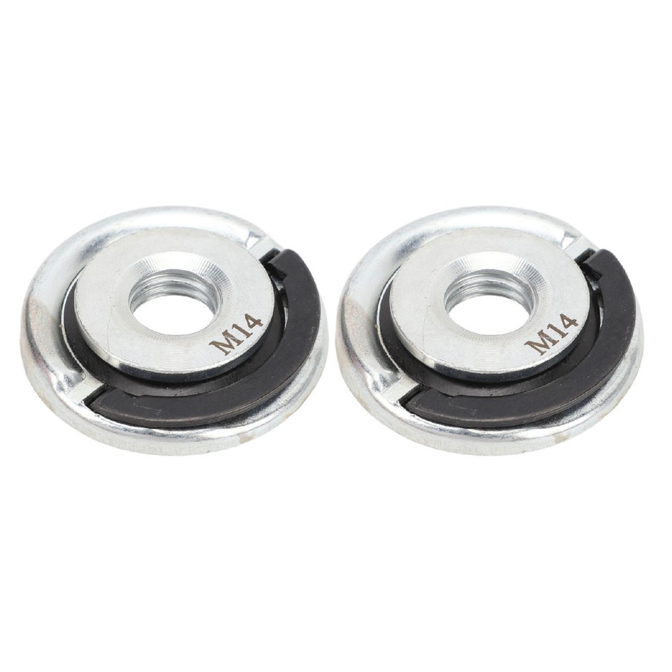 M14 Self Locking Alloy Steel Quick Release Nut for Angle Grinders 2Pcs ...