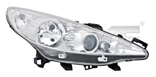 TYC headlights right for Peugeot 207 Cc Sw 620696 | eBay