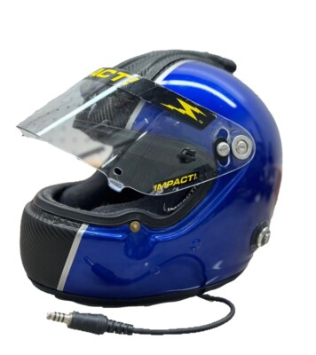 Impact Racing Helmet 1320 Top Air Full Face X-Large Gloss Blue SA2020 ...