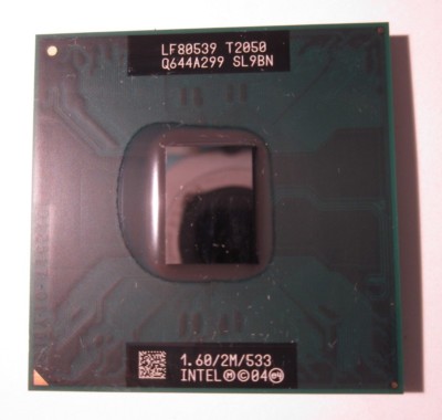 Processore Intel Dual Core T2050 SL9BN 1.60Ghz 2M 533Mhz | eBay