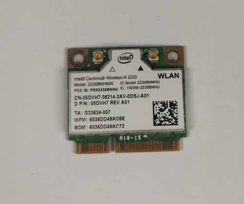 Dell Alienware P11E 17,3" Wireless WLAN-Karte 0V830R WLAN N2230 Platine ...