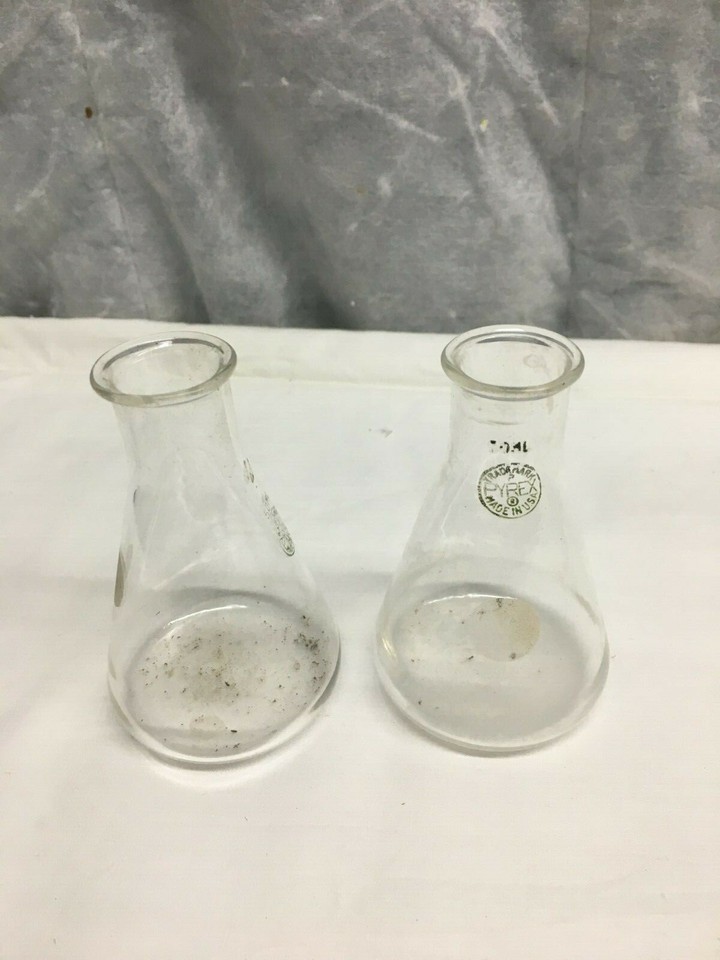 PYREX 50 ML FILTER FLASK, 2pc Chemistry Pharmacy Educational | eBay
