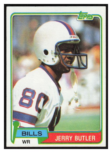 1981 Topps #521 Jerry Butler - Buffalo Bills | eBay