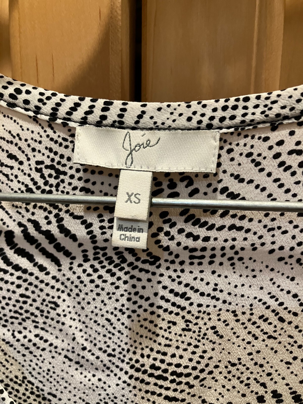 Joie Keylen 100% Silk Tank Top/Cami Animal Print Womens Size XS Scoop ...