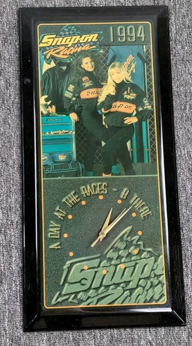 Vintage 1994 Snap-on Racing Wall Hanging Clock Works | eBay