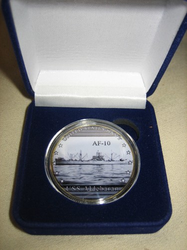 US NAVY - USS Aldebaran (AF-10) Challenge Coin w/ Presentation Box | eBay