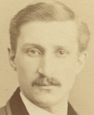 CDV STUDIO PORTRAIT DEBONAIR MAN FROM MONTREAL, CANADA, GRAPHIC BACK ...