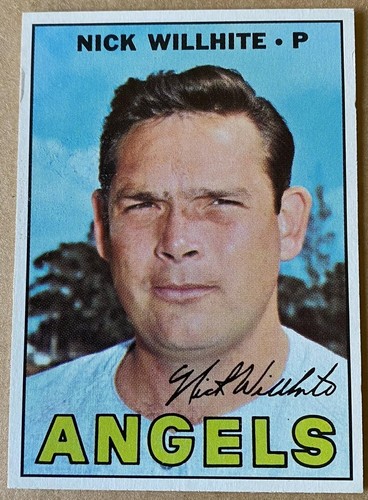 NICK WILLHITE 1967 TOPPS Card #249 VG-EX Condition | eBay