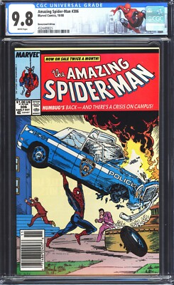 Amazing Spider-man #306 CGC 9.8 NM/MT NEWSSTAND! McFarlane Art! Marvel ...