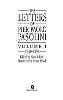 The Letters of Pier Paolo Pasolini by Pier Paolo Pasolini and Nico ...