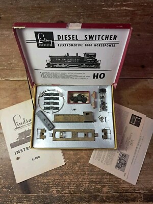 1949 Lindsay L-400 Diesel Switcher W/ L-140 4 Wheel Power Unit NW-2 SW ...