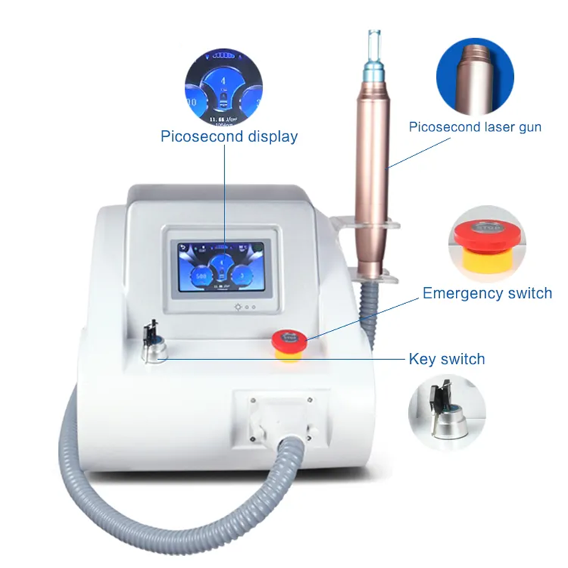 Picosecond Tattoo Removal Laser Machine Black Doll Spot Dark Pigment ...