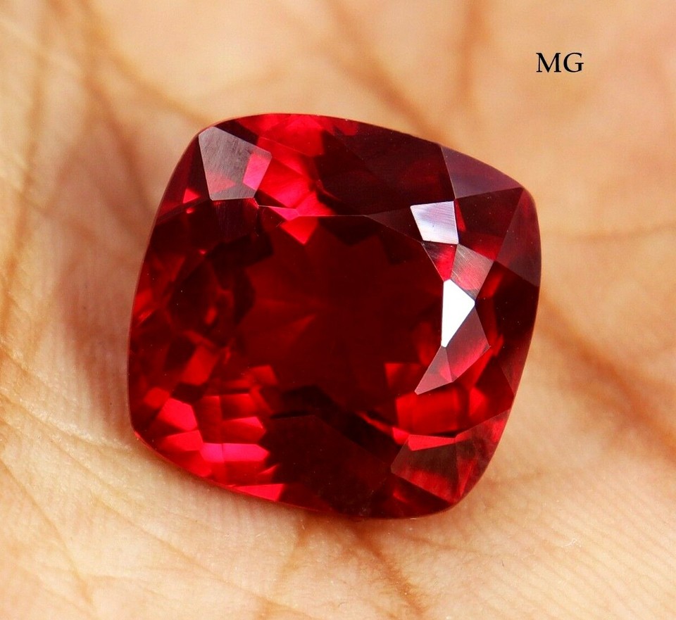 Natural 29.25 Ct Certified BURMA Pigeon Blood Red Ruby Unheated Loose ...