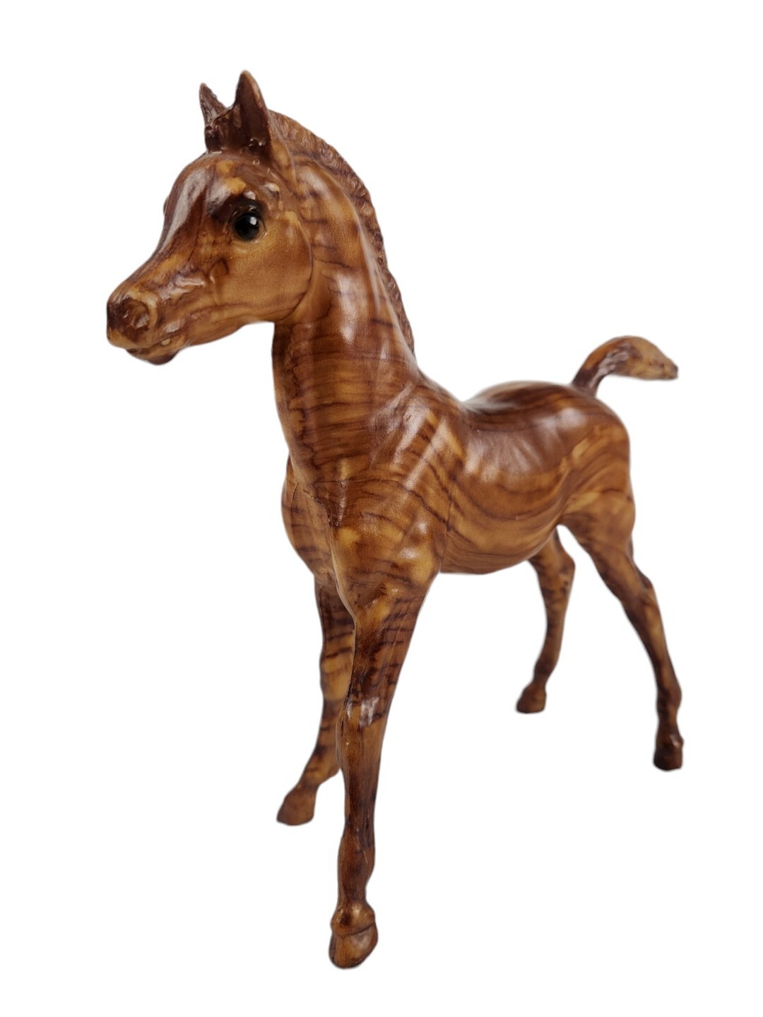 Vintage BREYER Family Arabian Foal Woodgrain Black Eyes 6.5 in Horse ...