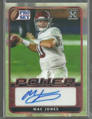 Mac Jones 2021 Leaf Pro Set Power BRONZE Auto Autograph Rookie R/C | eBay