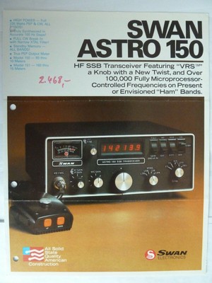 Swan Astro 150 KW - Transceiver, Prospekt | eBay.de