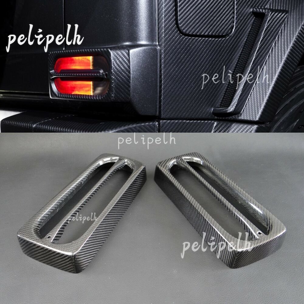 w463 G-Wagon Carbon Fiber Rear Tail Lights Covers 2 pcs made for G ...