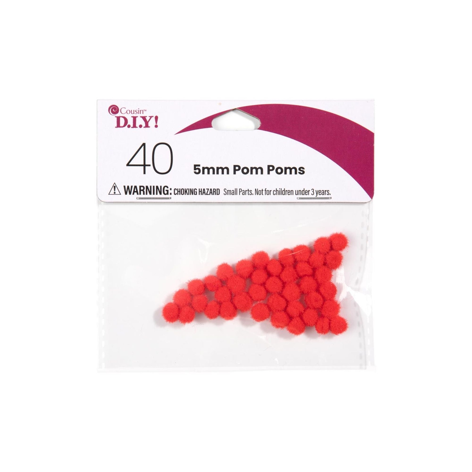 Rudolph Noses | 5mm Red Pom Poms | Tiny Red Pom-Poms - 5mm - 40 Pcs ...