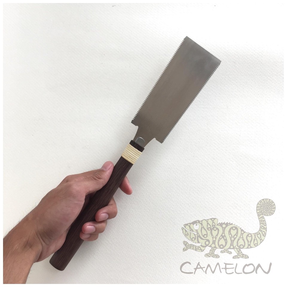 Japanese Wood Saw 120mm RYOBA MAWASHIBIKI KUGIHIKI KATABA DOZUKI ...