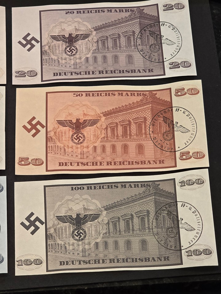 Third Reich Adolf Hitler Currency collection Novelty money WW2 WWII ...