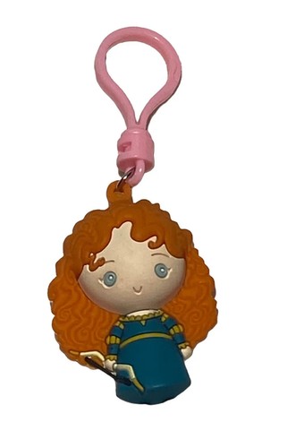 Disney Princess Merida Brave 3D Figural Pink Keychain Backpack Clip | eBay