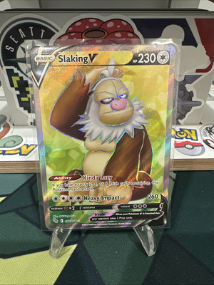 Slaking V 077/078 Ultra Rare Pokemon Pokemon GO NM | eBay