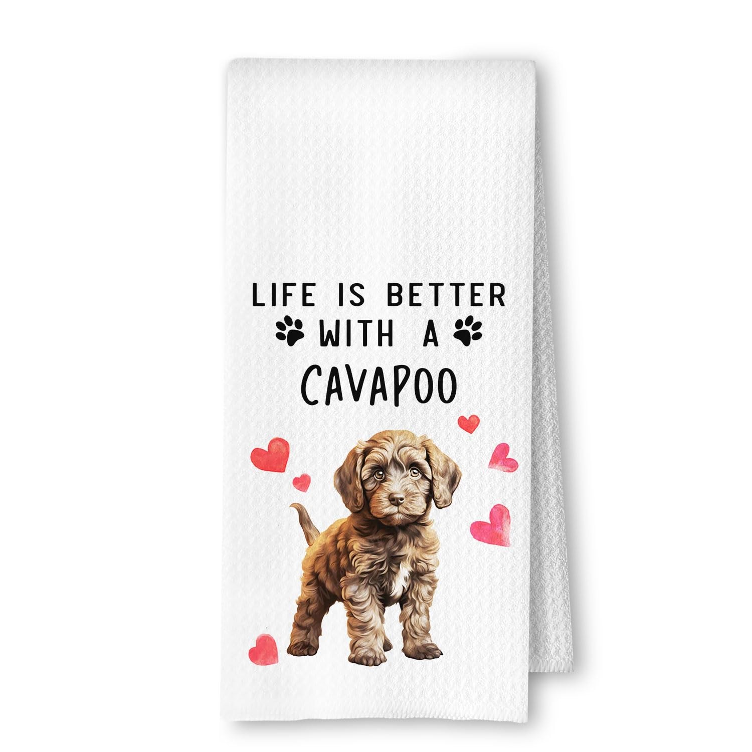 Cavapoo Dog Kitchen Towels Cavapoo Gifts for Women Dish Tea Towels for ...
