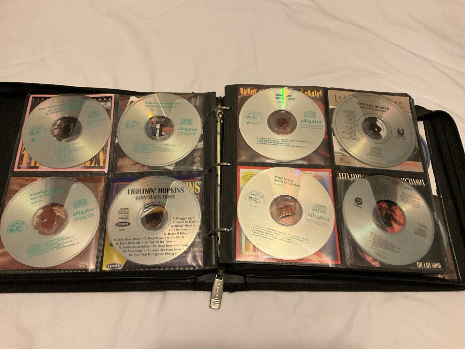 138 CDs in a Fujifilm Binder Blues/Jazz/Soul Lot BB King, Muddy Waters ...