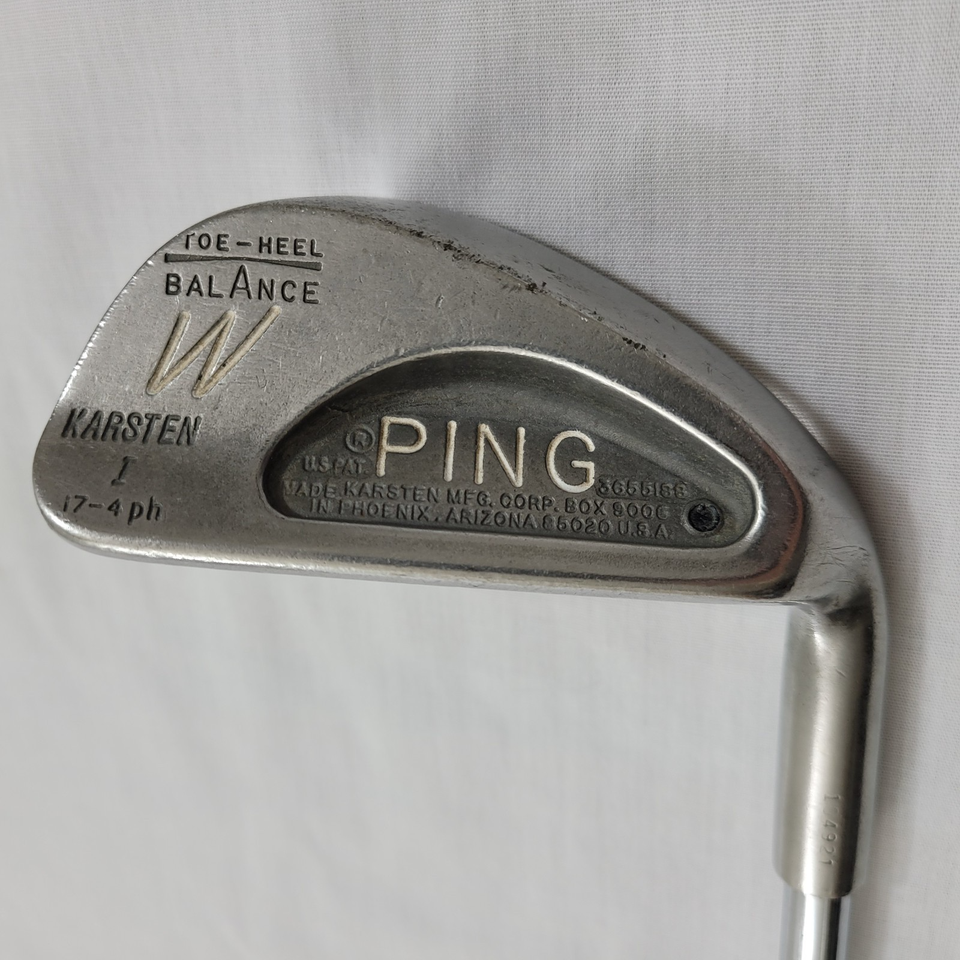 Ping Karsten I Black Dot Pitching Wedge Toe Heel Balance 17-4ph Steel ...